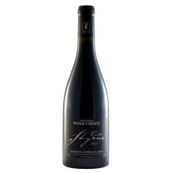 Côtes du Rhône Villages Shyrus Rouge Domaine Fond Croze 2014 - Vin ...